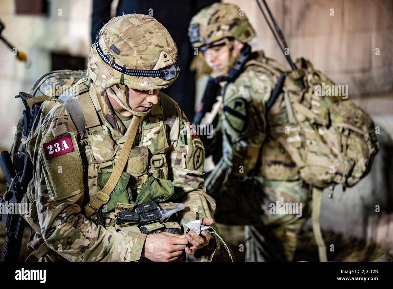 Spc. Dylan Fahey, Combat Medic Specialist, 4th Brigade, 25th Infantry ...