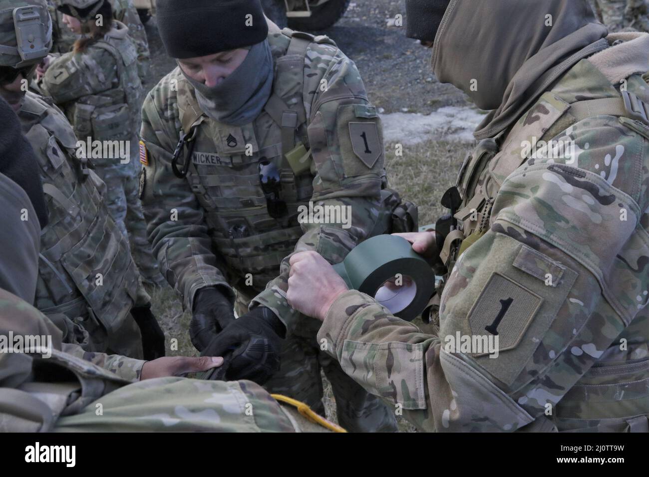 U.S. Army Staff Sgt. Jonathan Wicker, a squad leader and combat ...