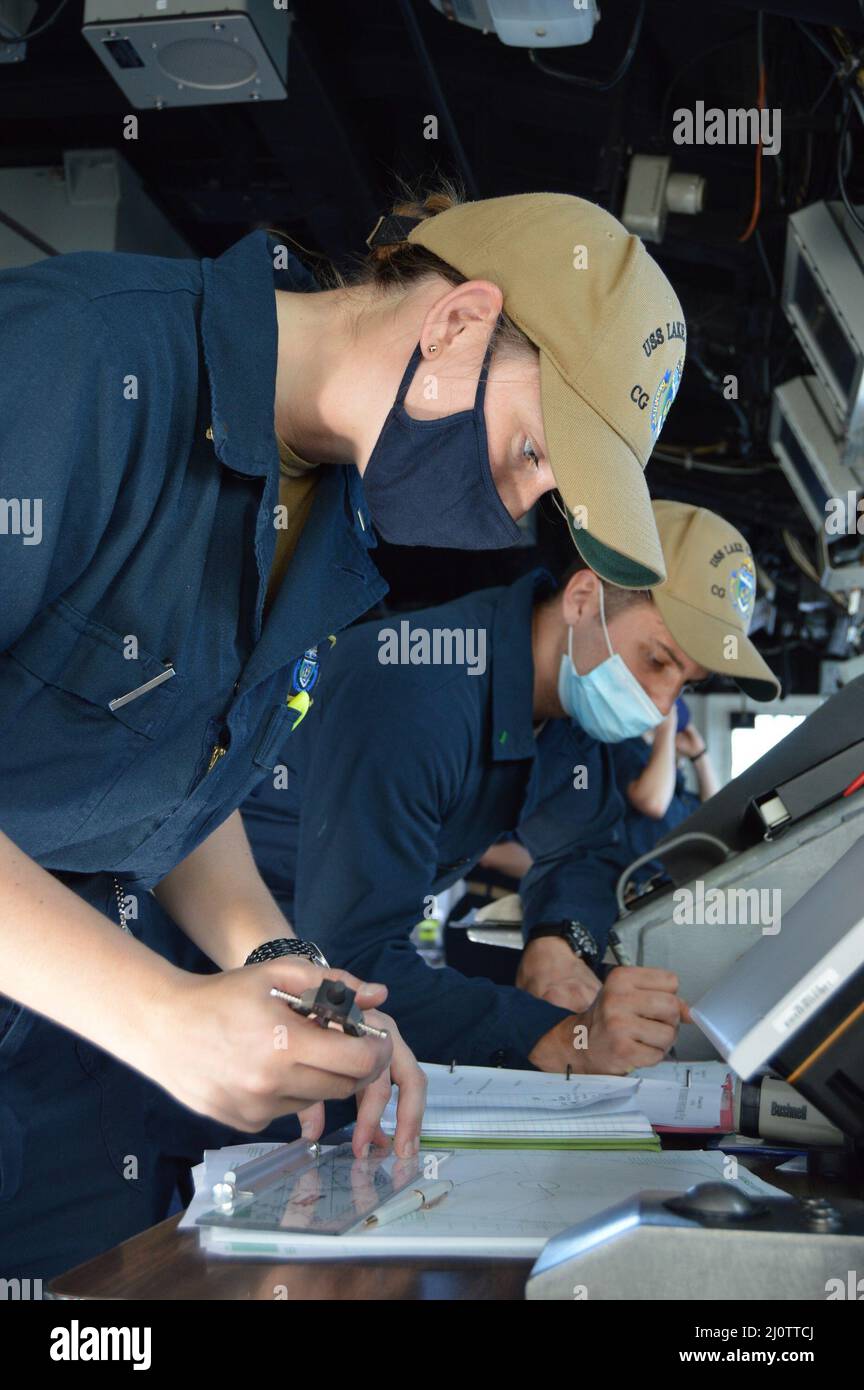 220131-N-EF547-1006 PHILIPPINE SEA (Jan. 31, 2022) Ensign Mallorie ...
