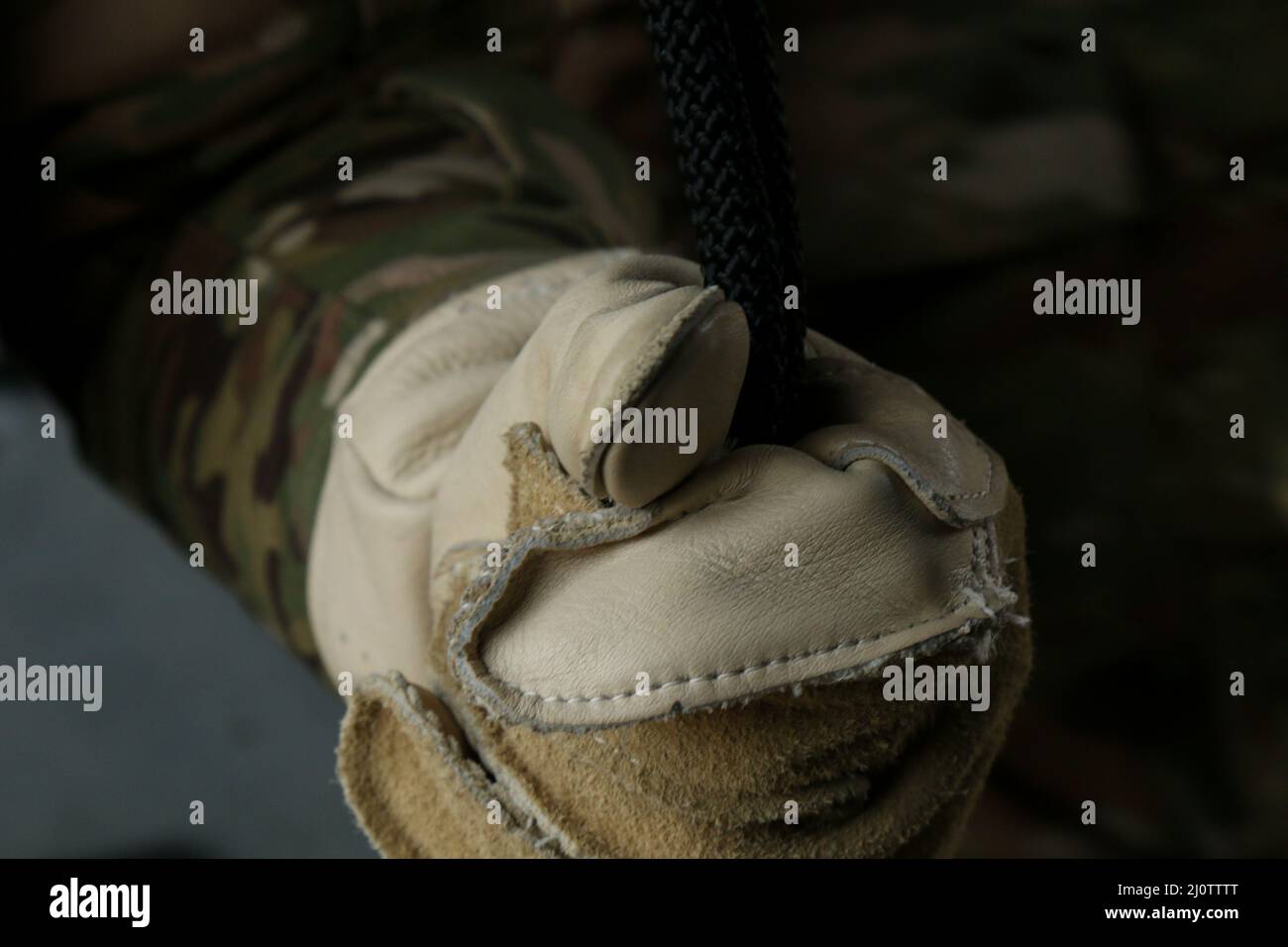 Cpl. Jaime Gauna, an air assault instructor assigned to the Army ...
