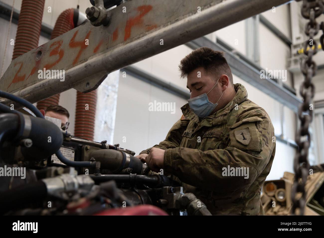 Sgt. Brian Davis of Charlie Company “Fighting Aces,” 2nd Battalion ...
