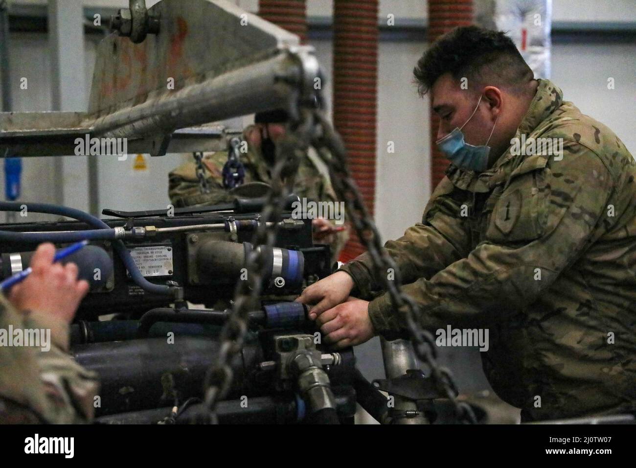 Sgt. Brian Davis, a Bradley Fighting Vehicle System Maintainer, also ...