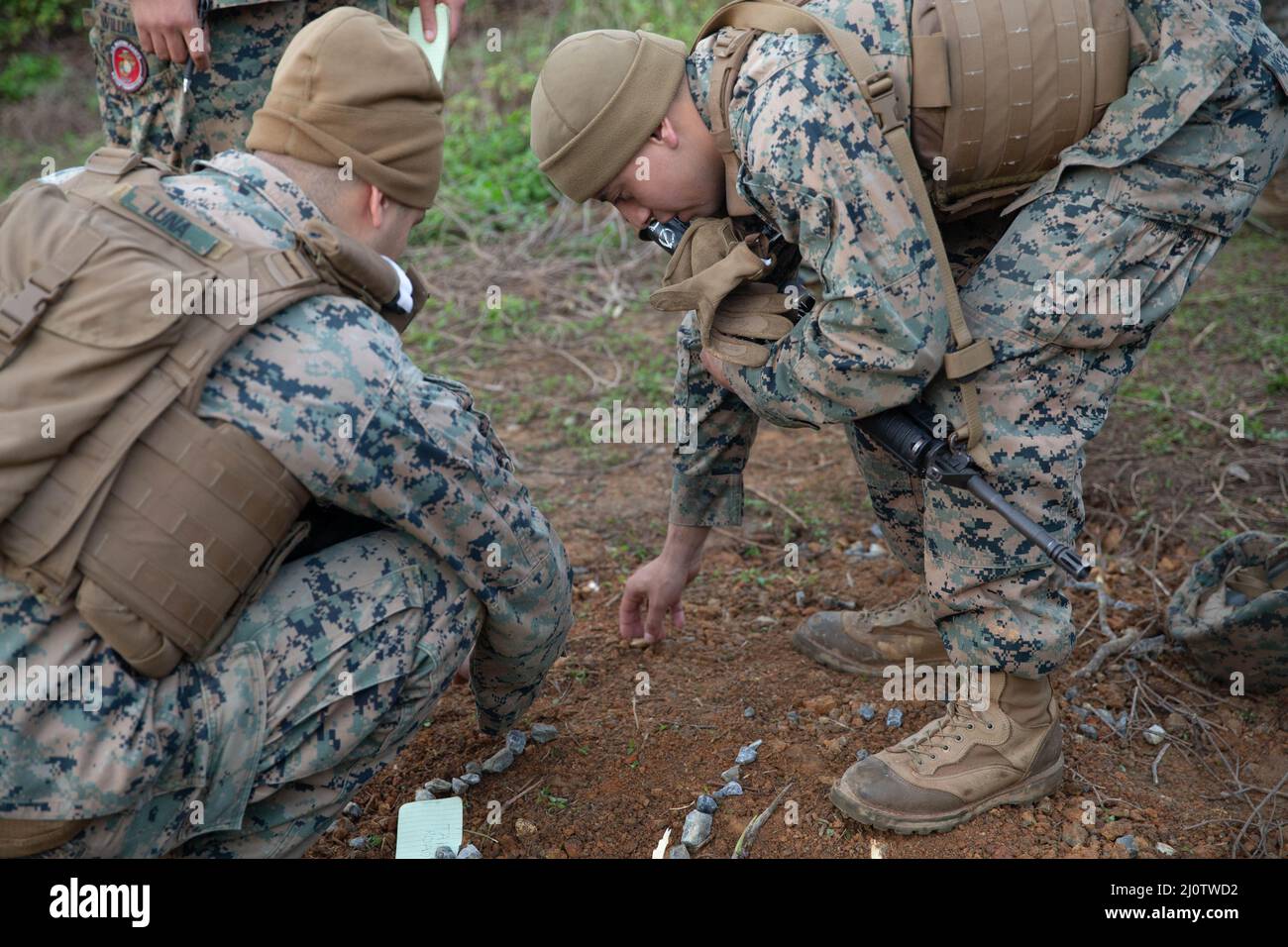 U.S. Marines with 3rd Landing Support Battalion, Combat Logistics ...