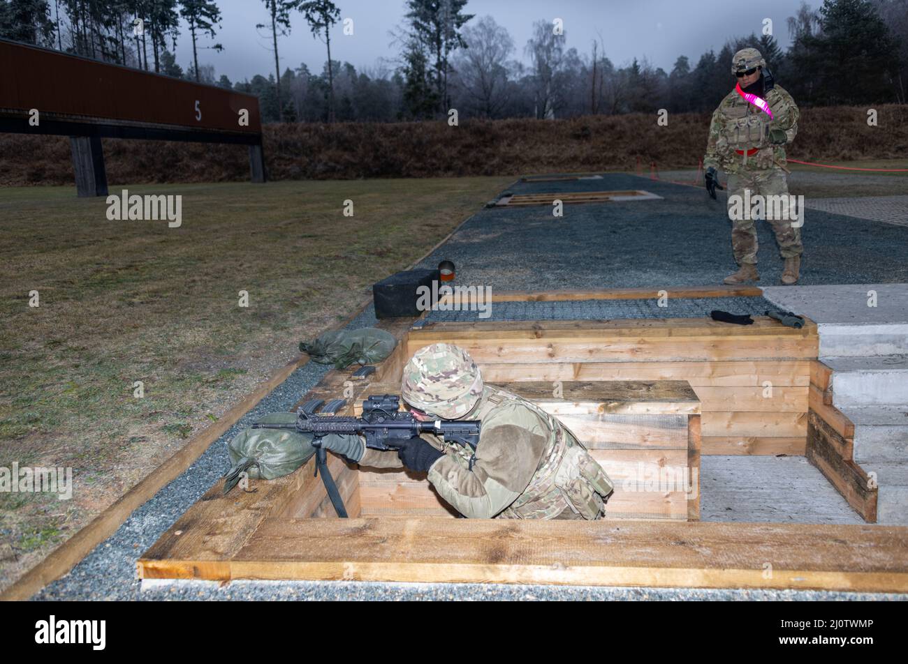 U.S. Soldiers with 615th Aviation Support Battalion (ASB) conduct Table ...