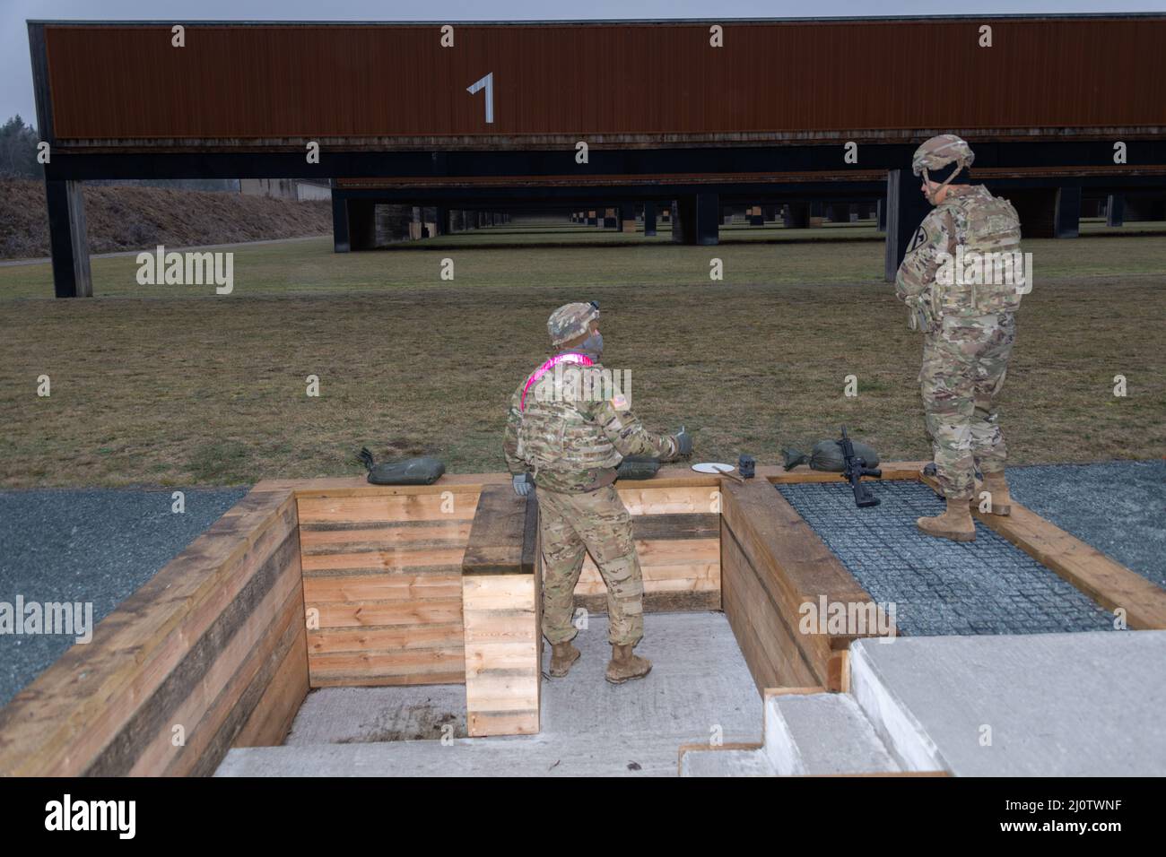 U.S. Soldiers with 615th Aviation Support Battalion (ASB) conduct Table ...