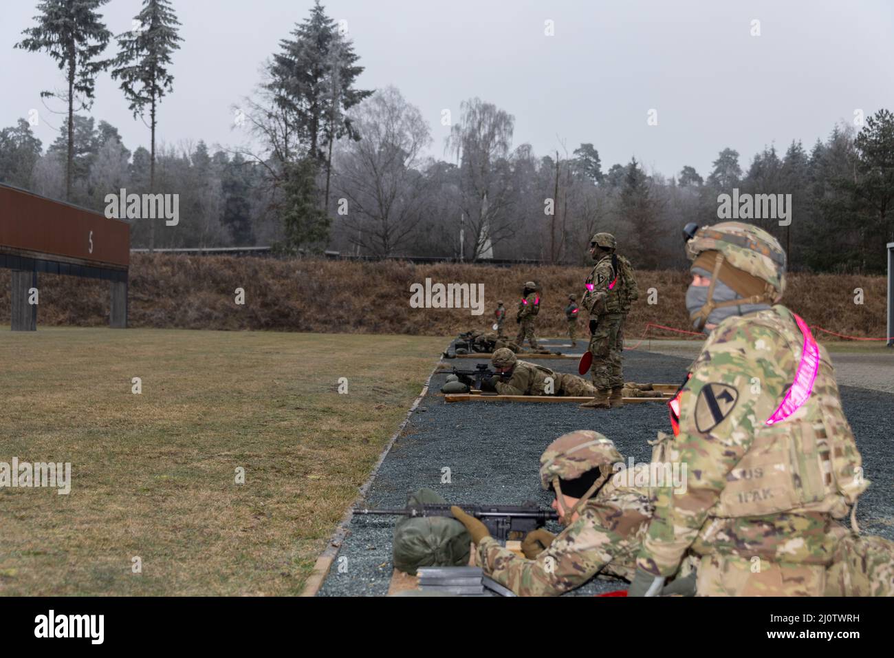 U.S. Soldiers with 615th Aviation Support Battalion (ASB) conduct Table ...
