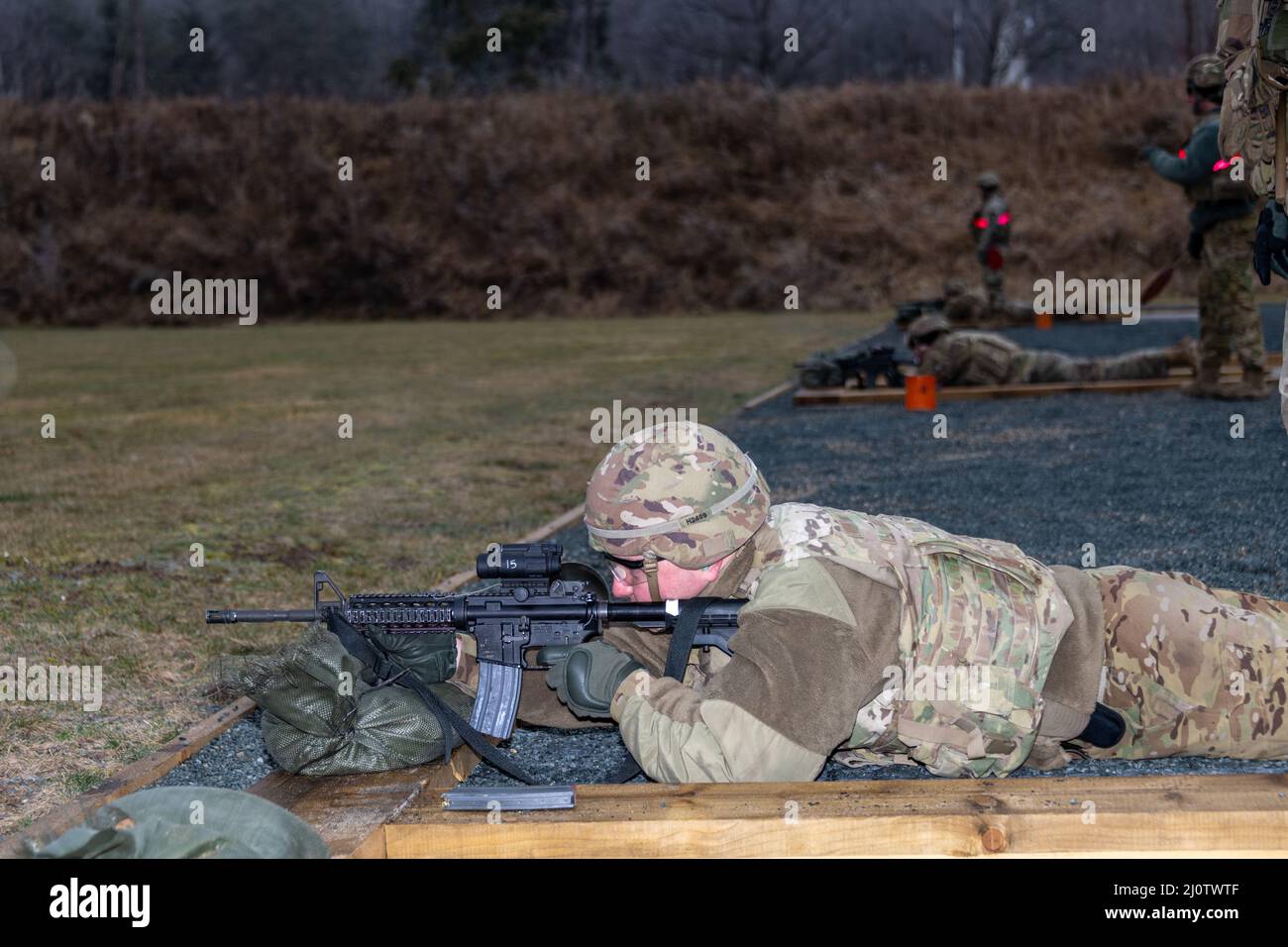 U.S. Soldiers with 615th Aviation Support Battalion (ASB) conduct Table ...