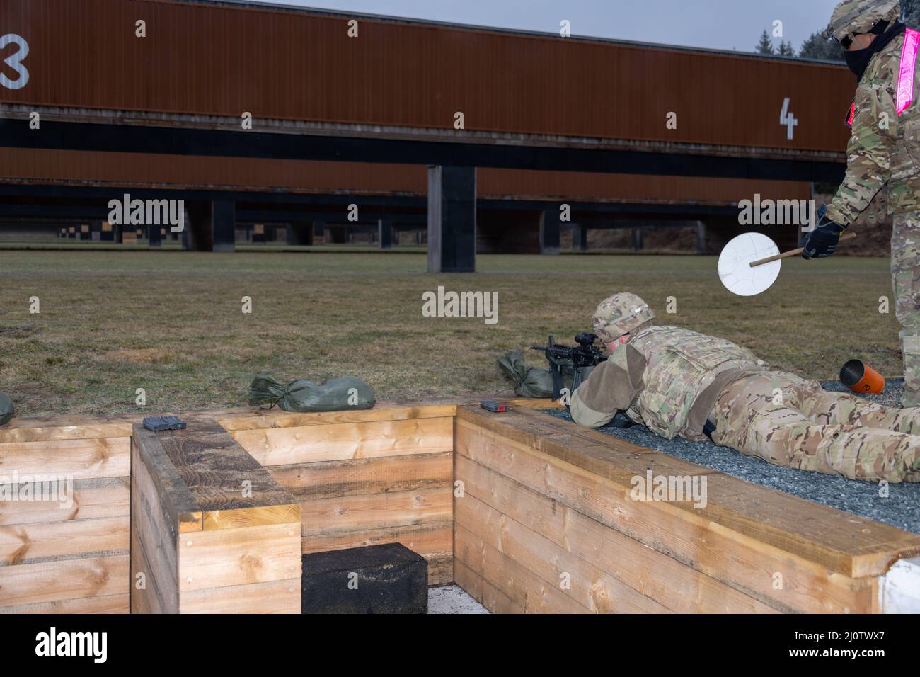 U.S. Soldiers with 615th Aviation Support Battalion (ASB) conduct Table ...