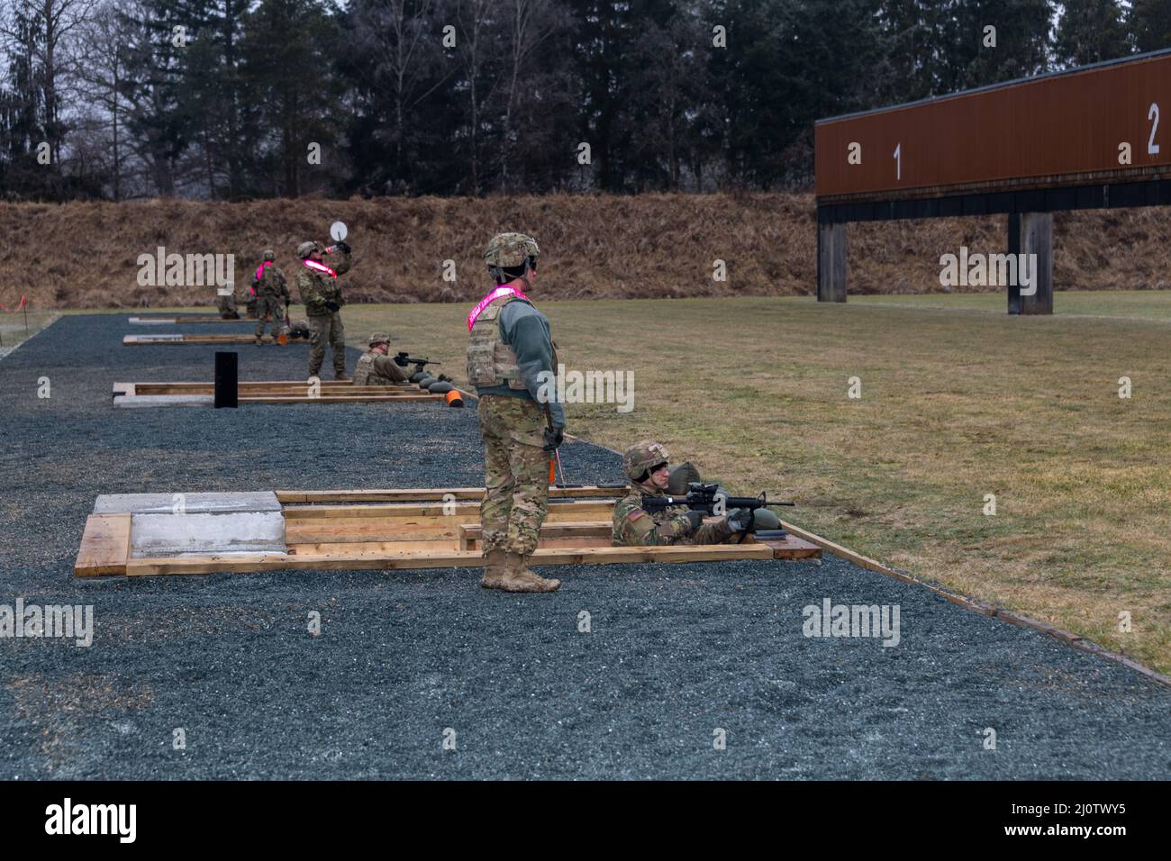 U.S. Soldiers with 615th Aviation Support Battalion (ASB) conduct Table ...