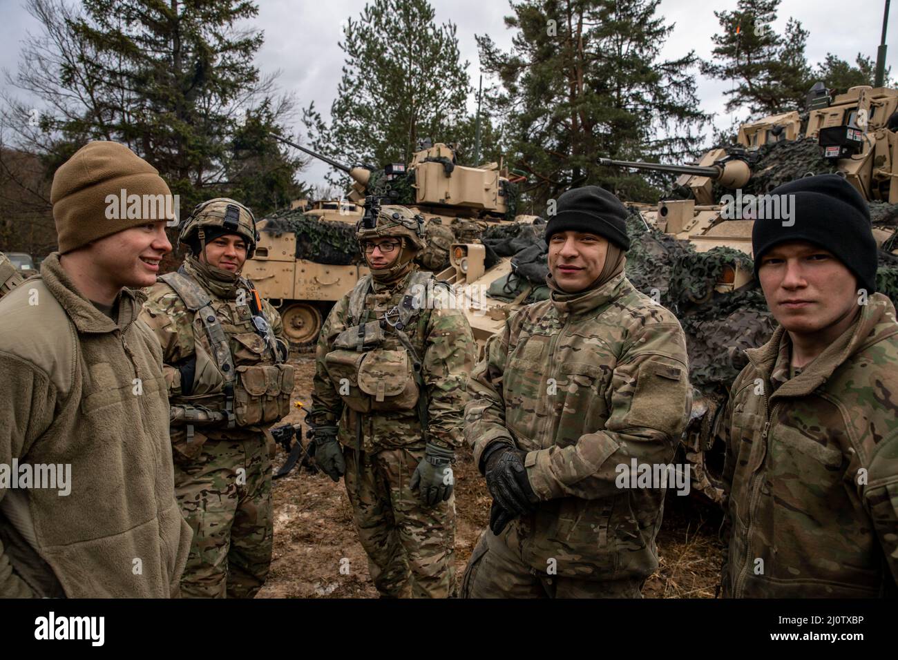 U.S. Soldiers assigned to 3rd Battalion, 66th Armored Regiment, have ...