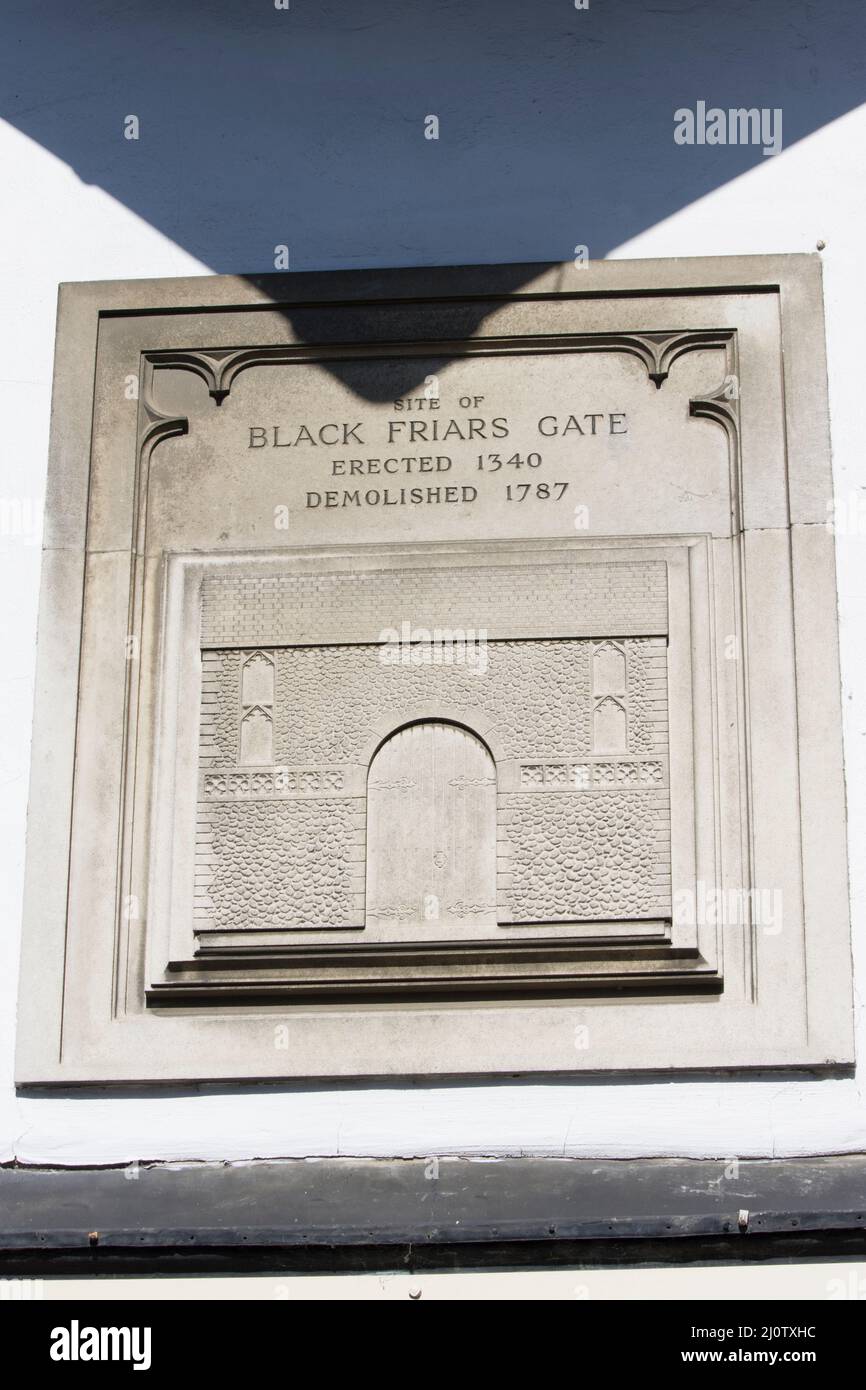 Black friars gate hi-res stock photography and images - Alamy