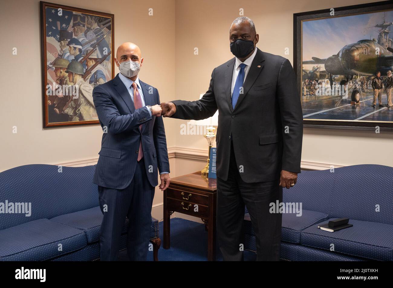 Secretary of Defense Lloyd J. Austin III meets with United Arab ...