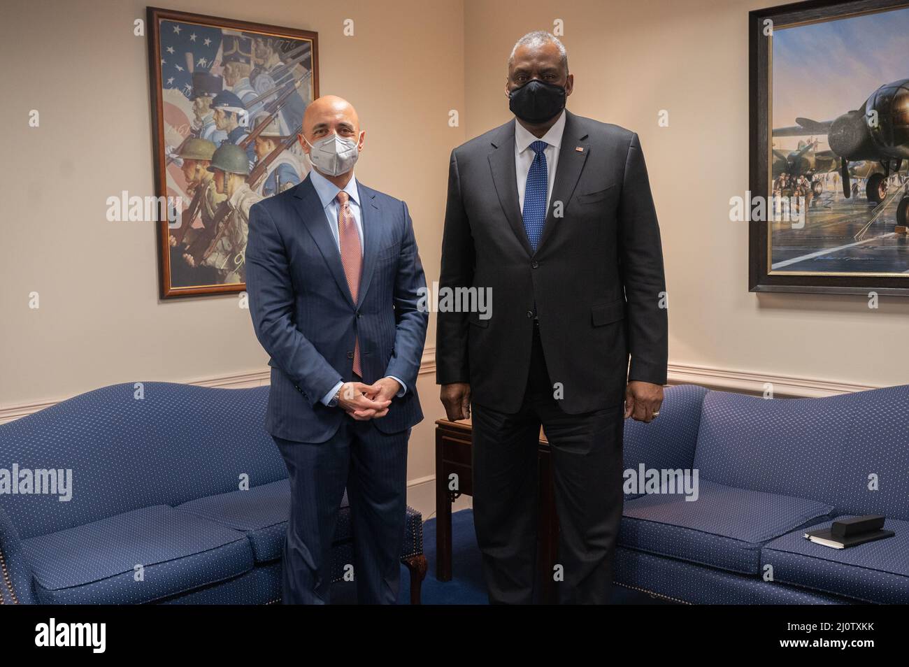 Secretary of Defense Lloyd J. Austin III meets with United Arab ...