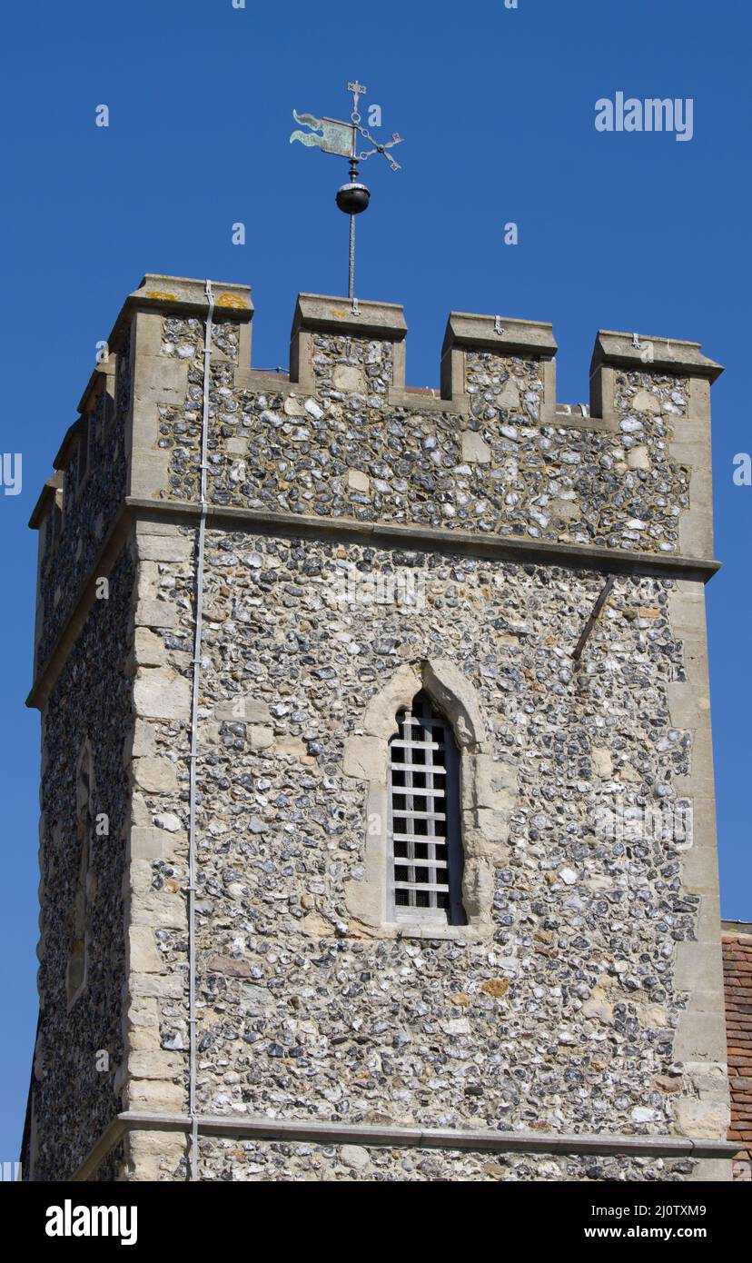 St Peter's Church Canterbury Kent Stock Photo - Alamy