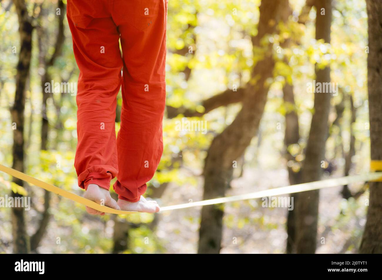 Legs tied rope hi-res stock photography and images - Alamy