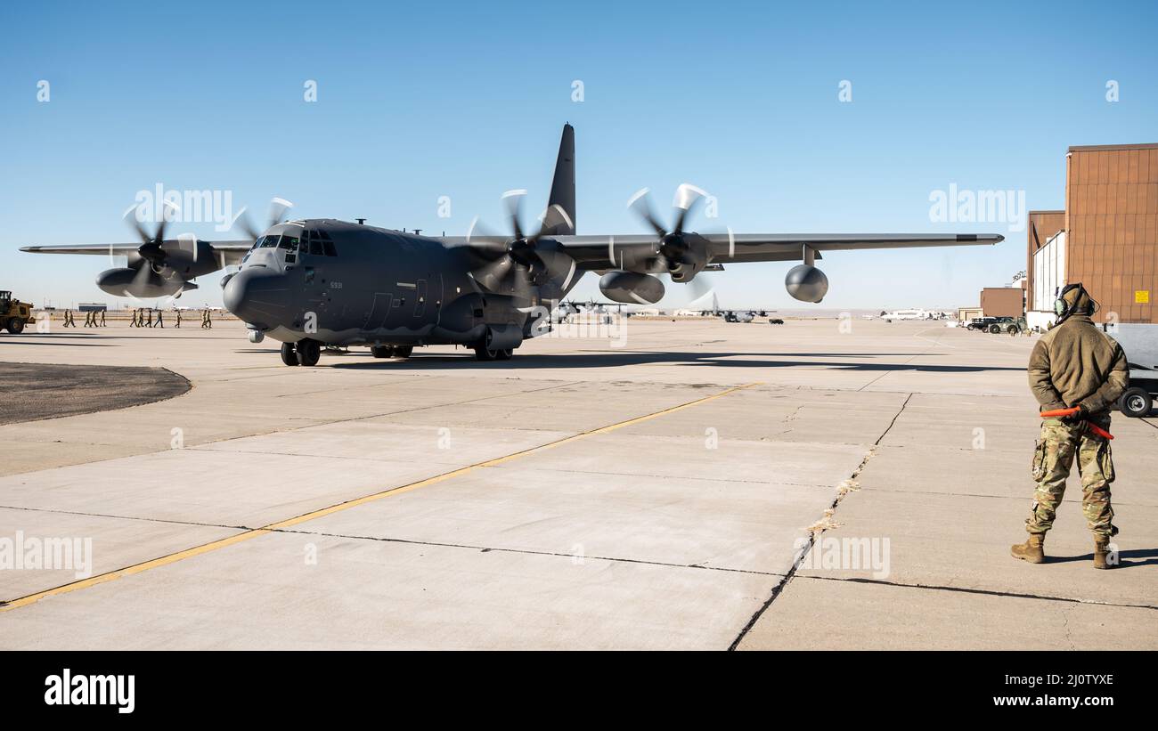 Aircrew assigned to the 415th Special Operations Squadron prepare for ...