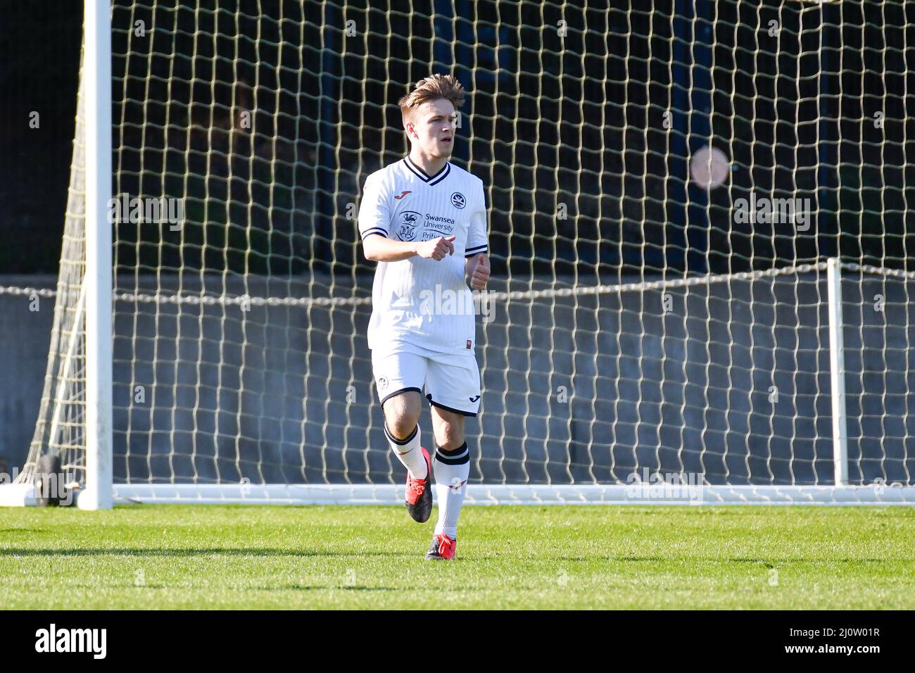 Swansea, Wales. 19 March, 2022. Rohan Davies of Swansea City Under 18s ...