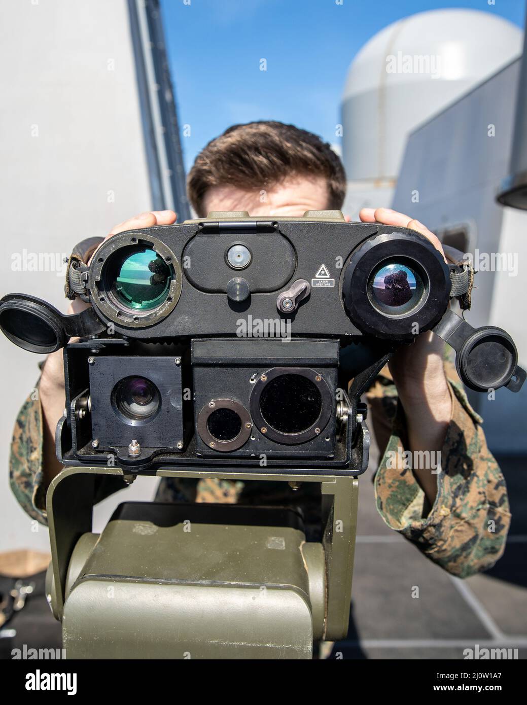 BALABAC STRAIT (Jan. 29, 2022) U.S. Marine Corps Cpl. Caden White, a ...