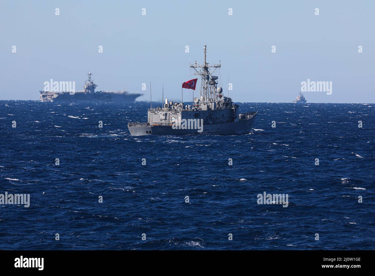 220202-N-ED646-0024- ADRIATIC SEA (Feb. 2, 2022) Nimitz-class aircraft ...