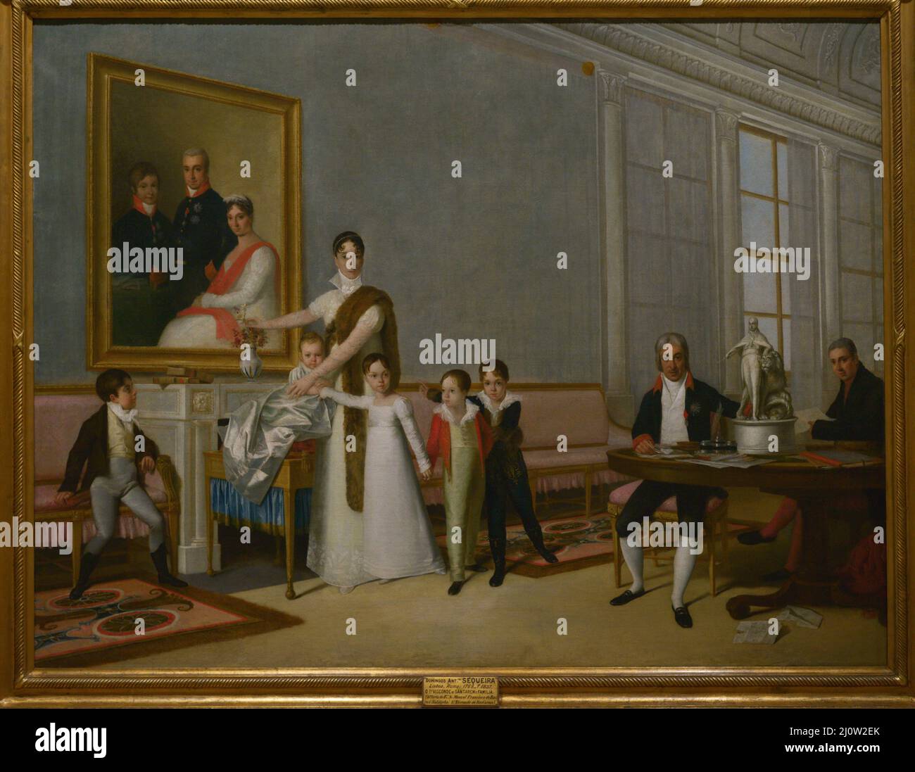 Domingos António de Sequeira (1768-1837). Portuguese painter. Portrait ...