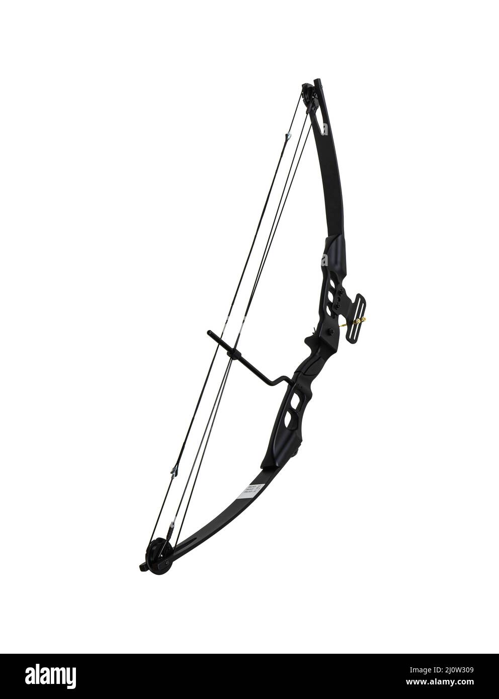 Modern composite bow for sports and entertainment. Isolate on a white ...