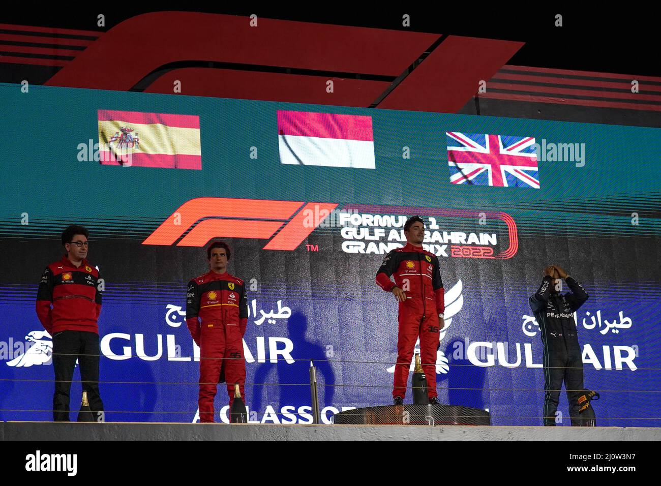 Lewis hamilton podium hi-res stock photography and images - Alamy
