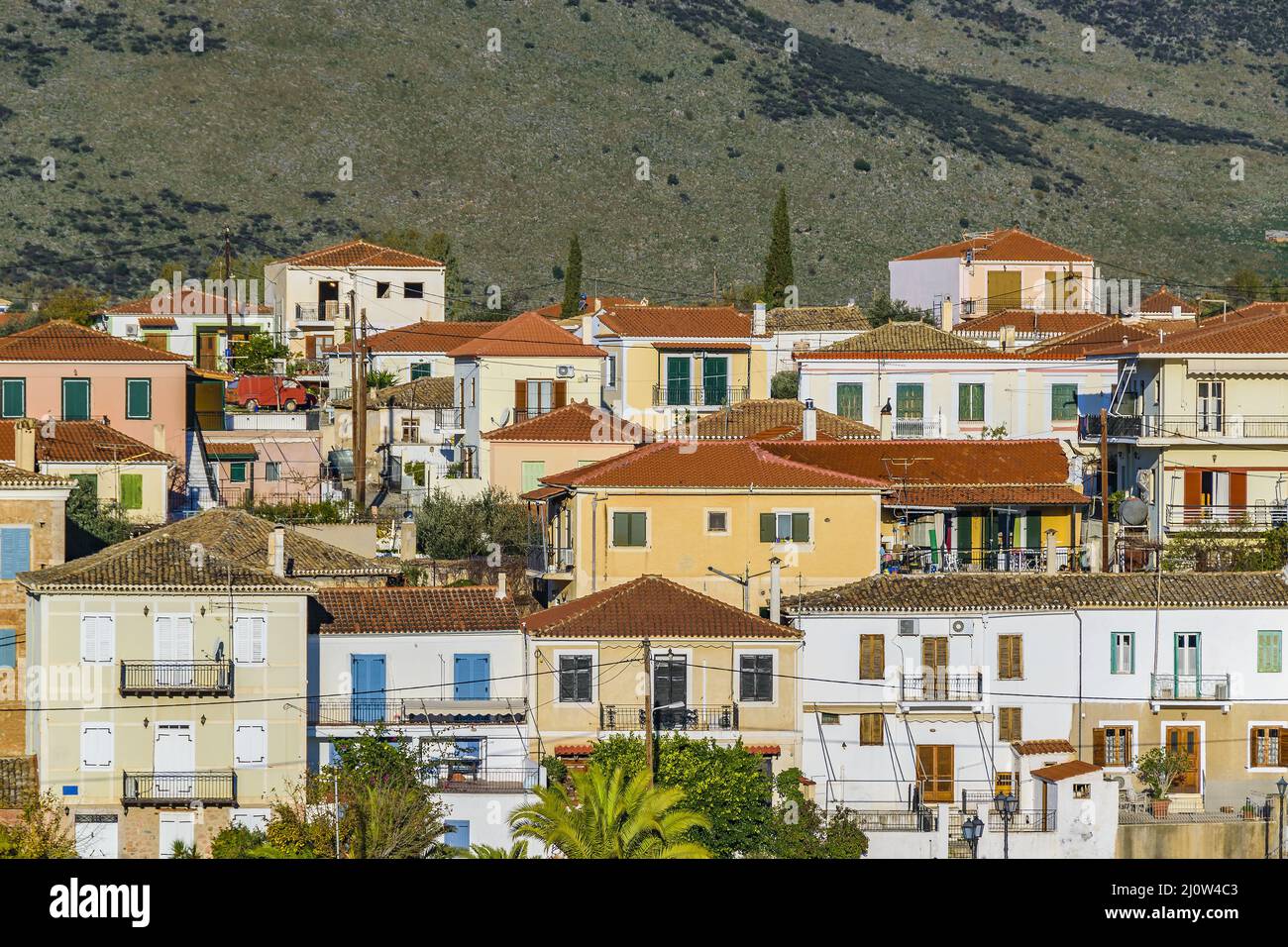 Galaxidi Town, Greece Stock Photo - Alamy