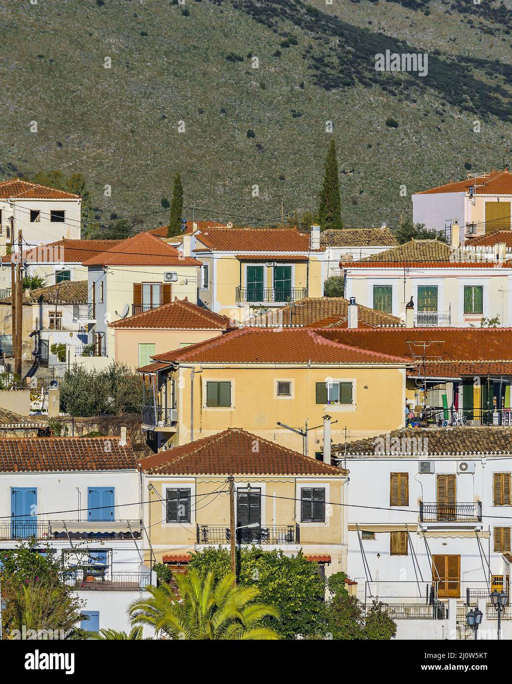 Galaxidi Town, Greece Stock Photo - Alamy