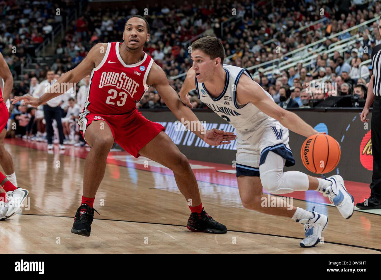 Pittsburgh, Pennsylvania, USA. 20th Mar, 2022. Villanova Wildcats guard ...