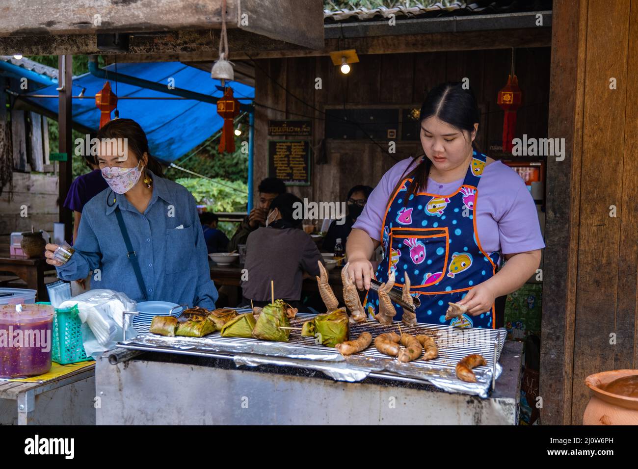 Mae Kampong Pang Klang village in Chiang Mai Thailand Stock Photo - Alamy