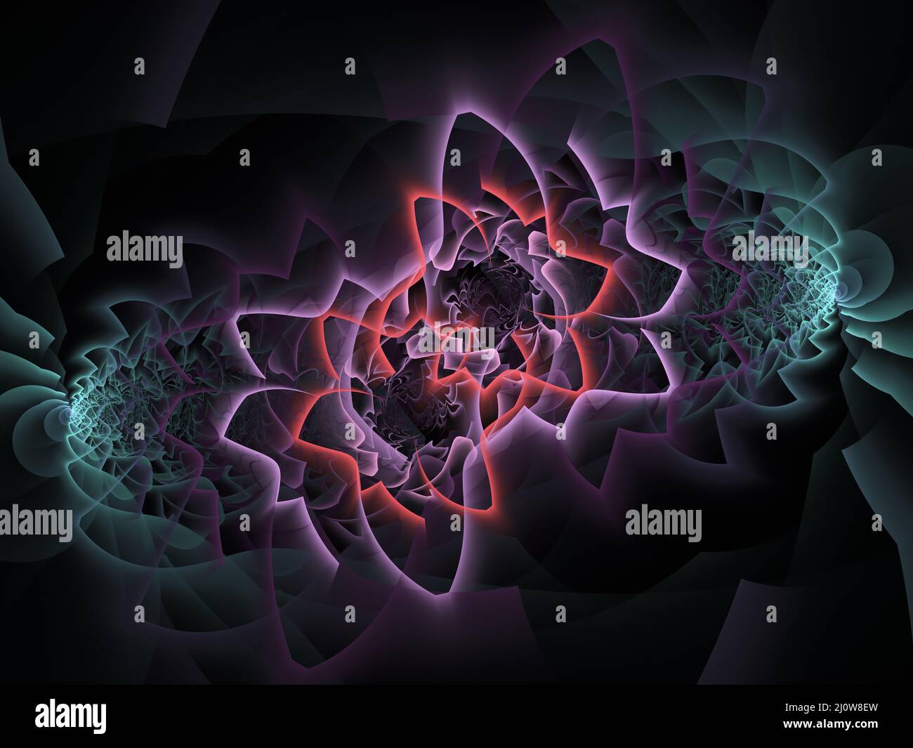 Illustration of the surreal futuristic digital abstract art design for ...