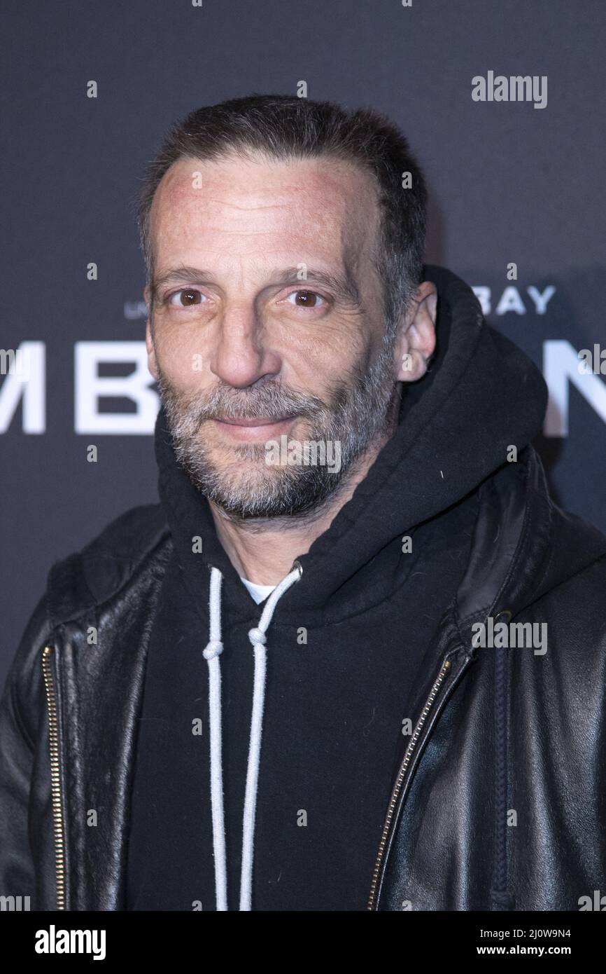Mathieu Kassovitz attending the Paris premiere of Ambulance at the ...