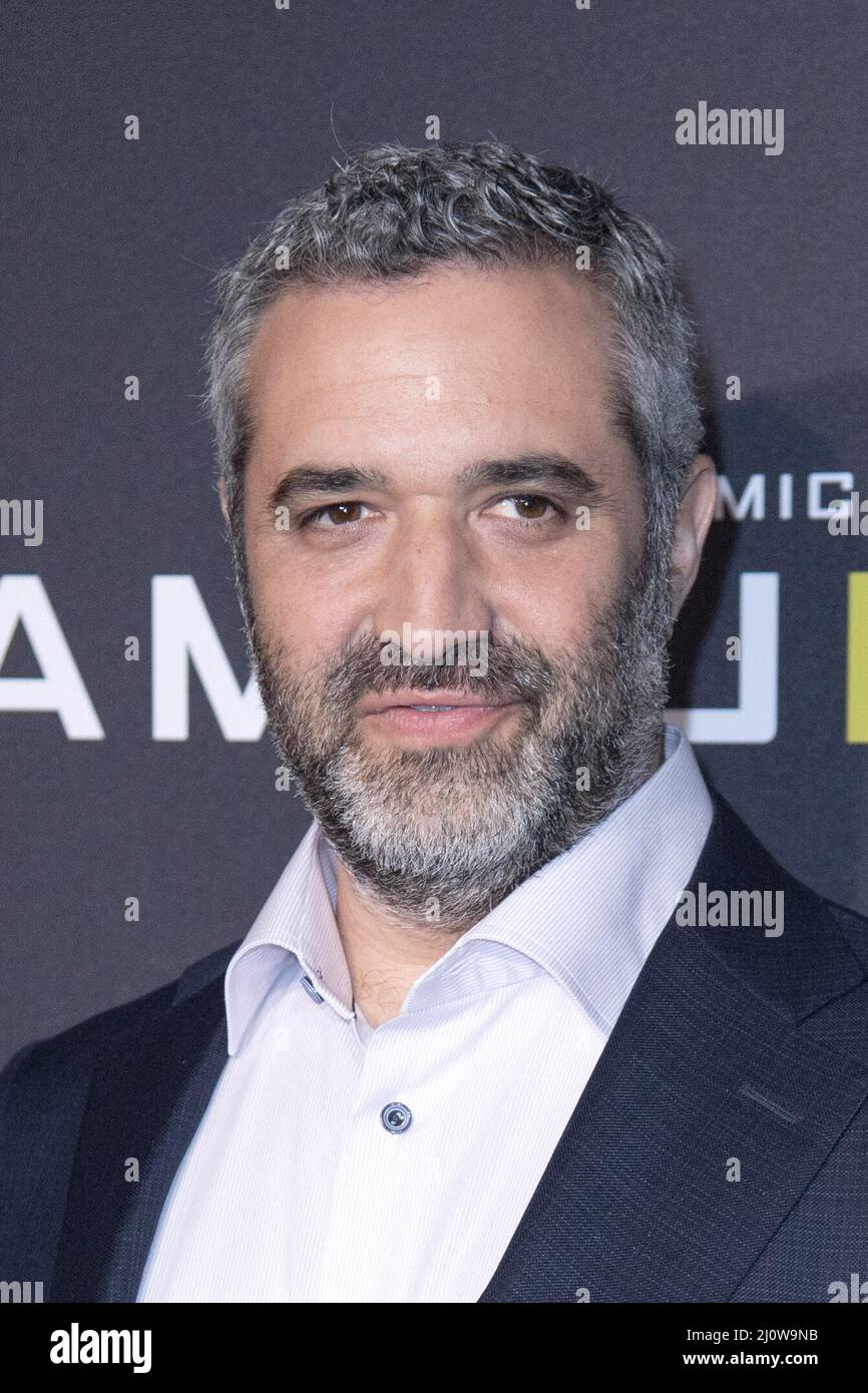 Brad Fischer attending the Paris premiere of Ambulance at the Cinema ...