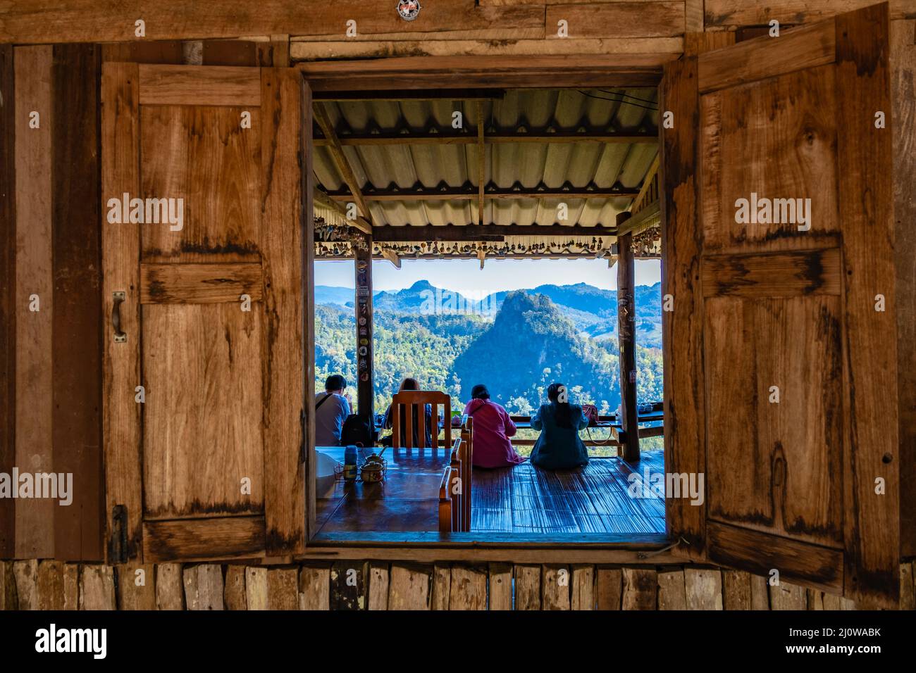 Mae Hong Son Thailand , Ban Jabo Noodle house ,Ban Jabo, Mae Hong Son ...