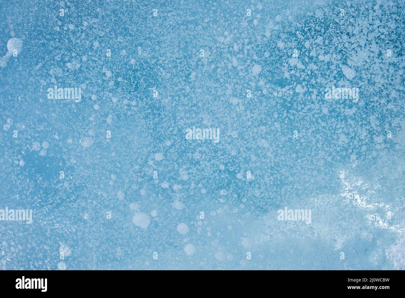 Texture of winter ice surface. Blue natural ice background Stock Photo ...