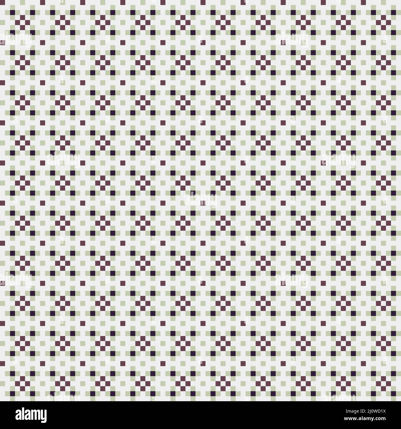 Abstract Cross Pattern Dotted Generative Computational Art Illustration