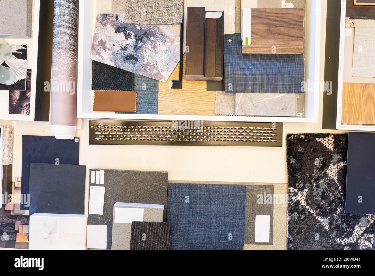 Swatches table hi-res stock photography and images - Alamy