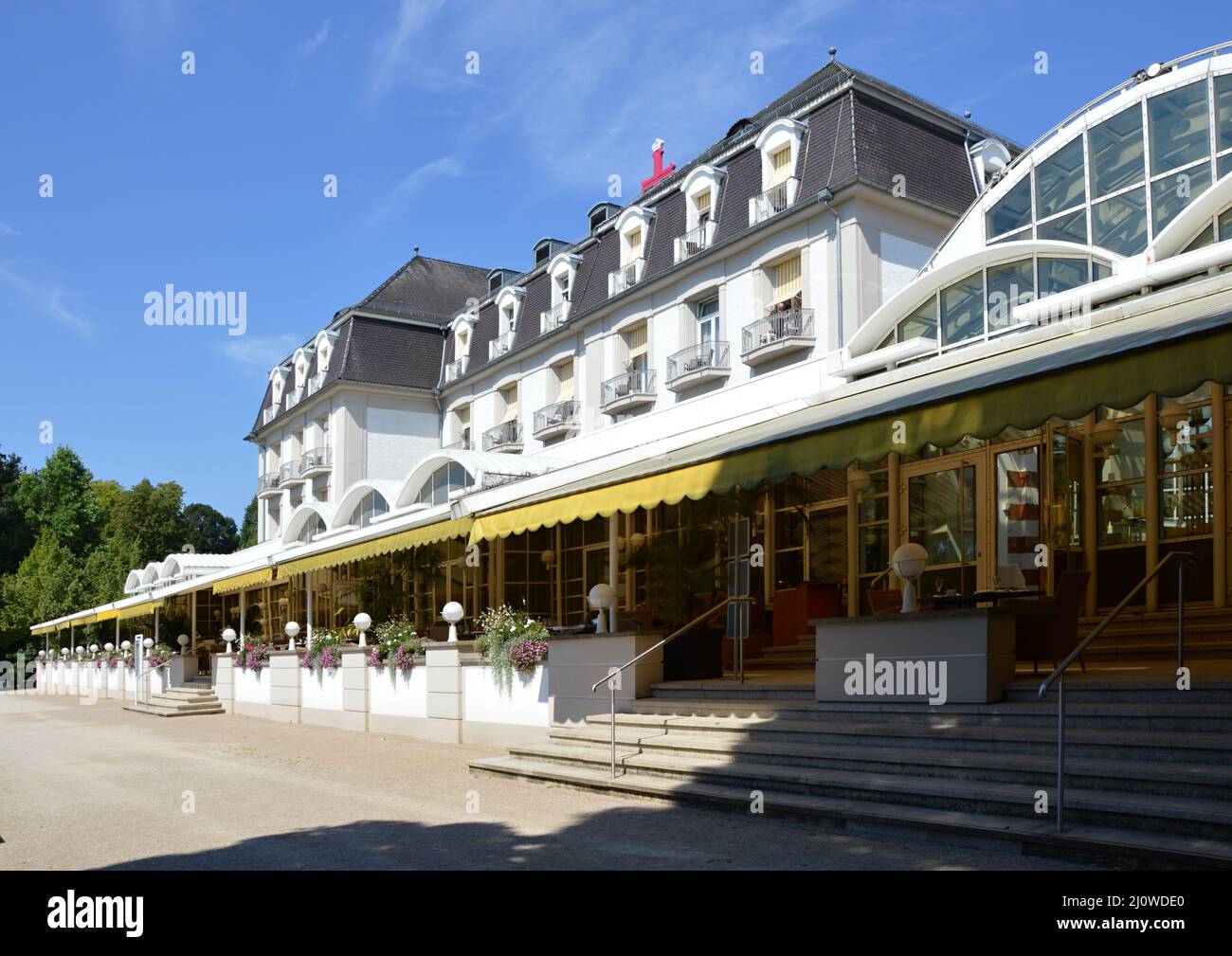 Park in the Resort Bad Pyrmont, Lower Saxony Stock Photo - Alamy