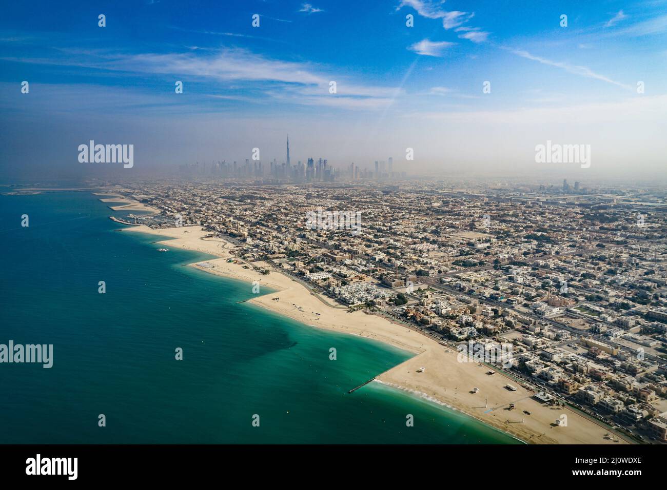 Urban landscape of Dubai (United Arab Emirates Stock Photo - Alamy