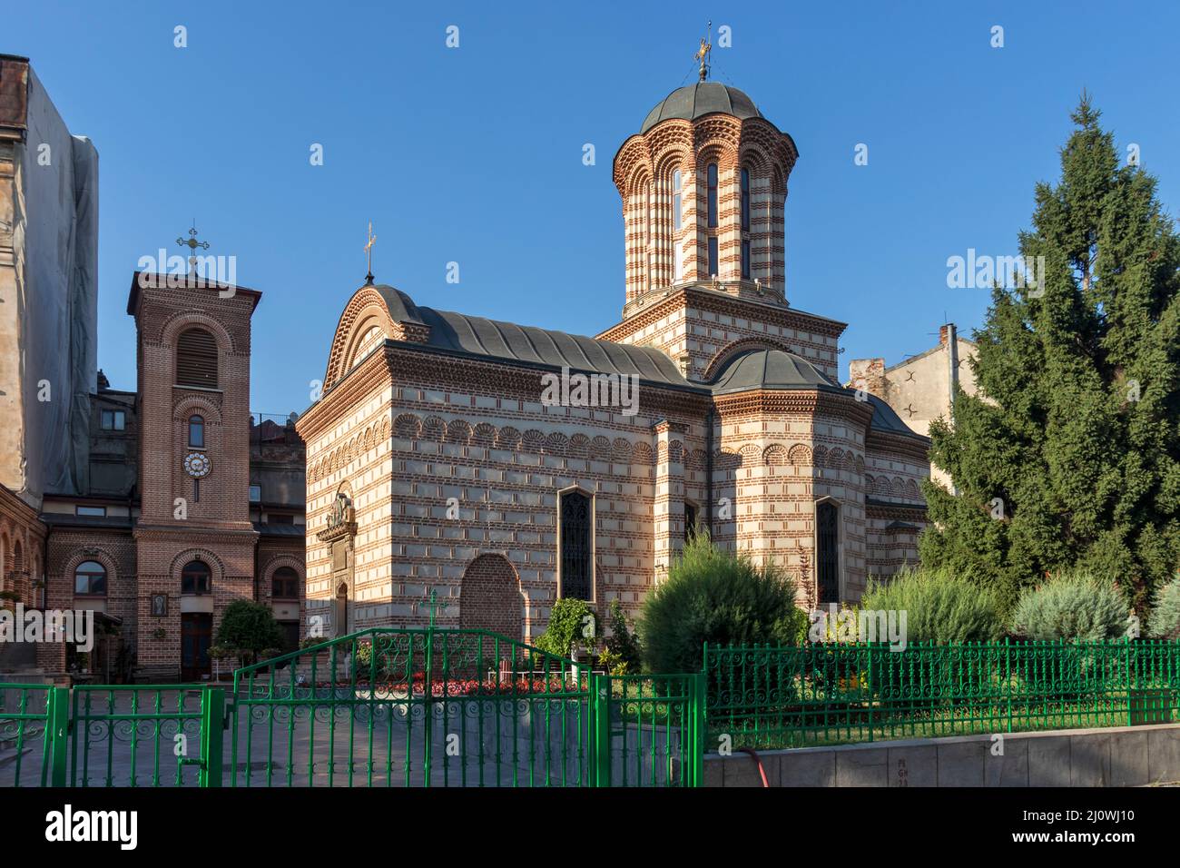BUCHAREST, ROMANIA - AUGUST 16, 2021: Biserica Sfantul Anton Church at ...