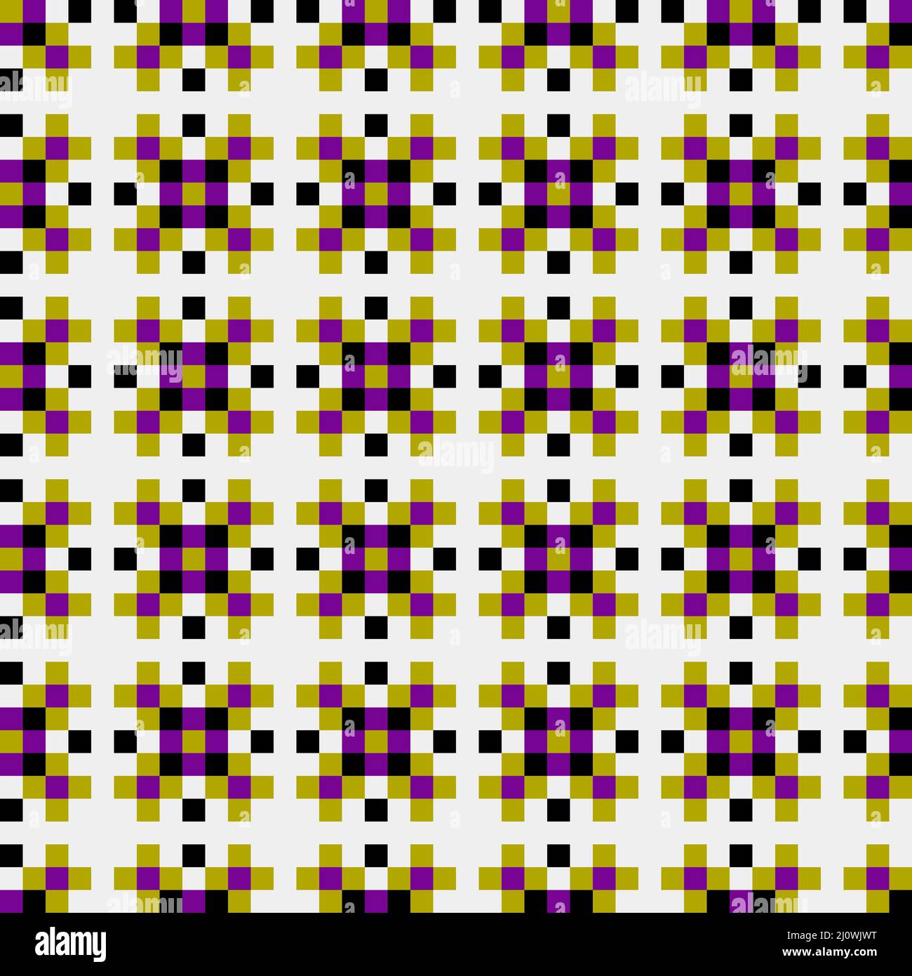 Abstract Cross-Pattern Dotted generative computational art illustration ...