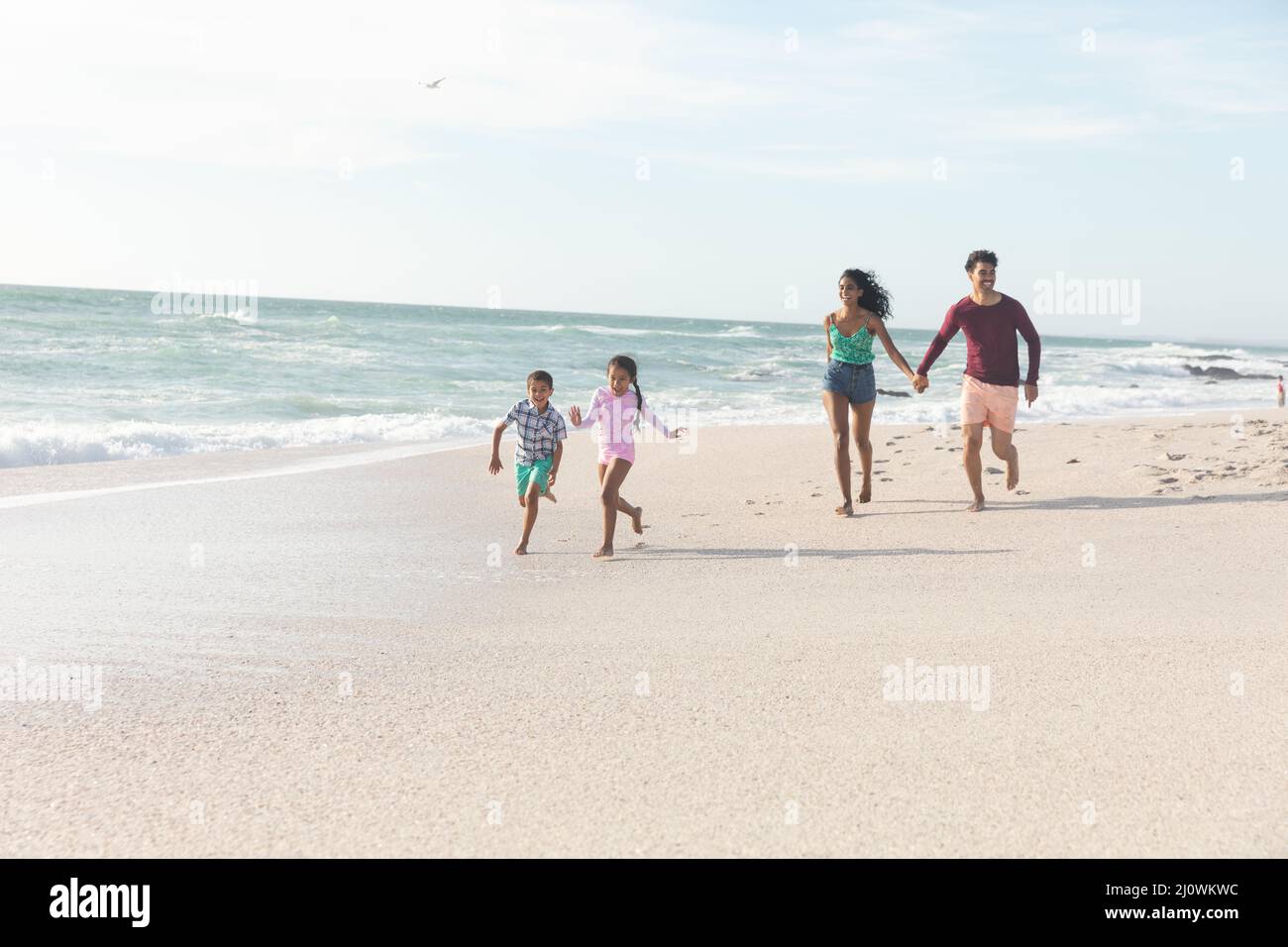 Child following parent hi-res stock photography and images - Alamy