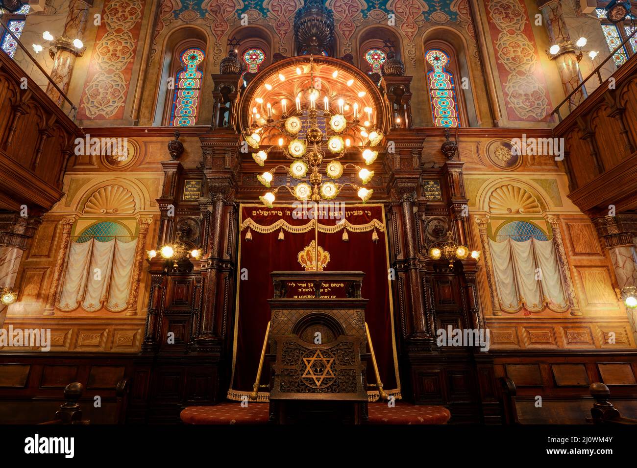 Eldridge Street Synagogue, Lower East Side, Manhattan, New York Stock ...