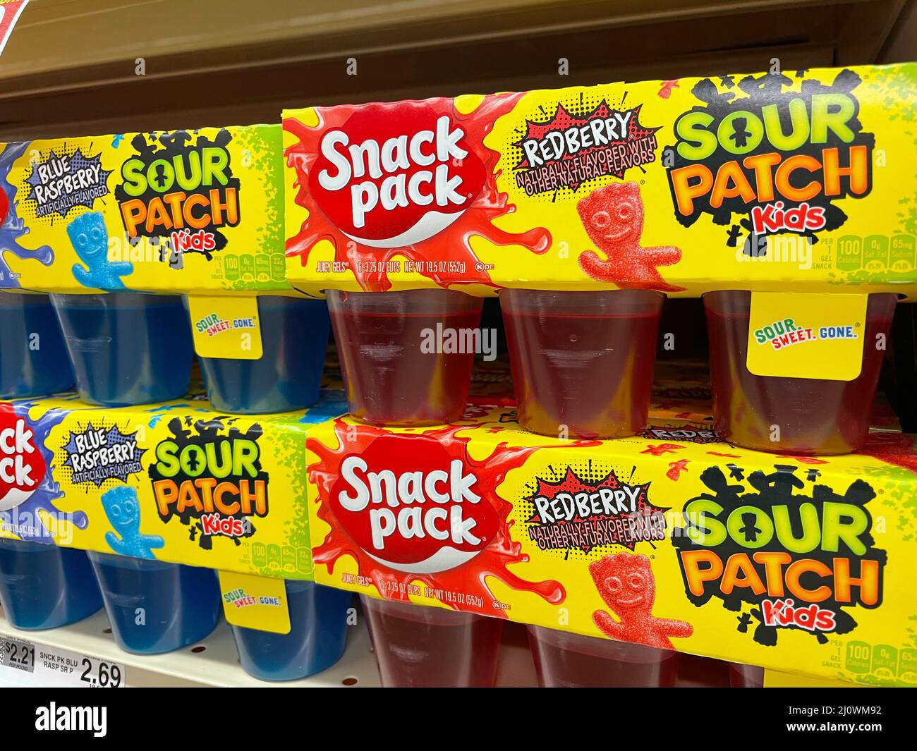 Grovetown, Ga USA - 03 19 22: Retail store shelf Retail store shelf ...