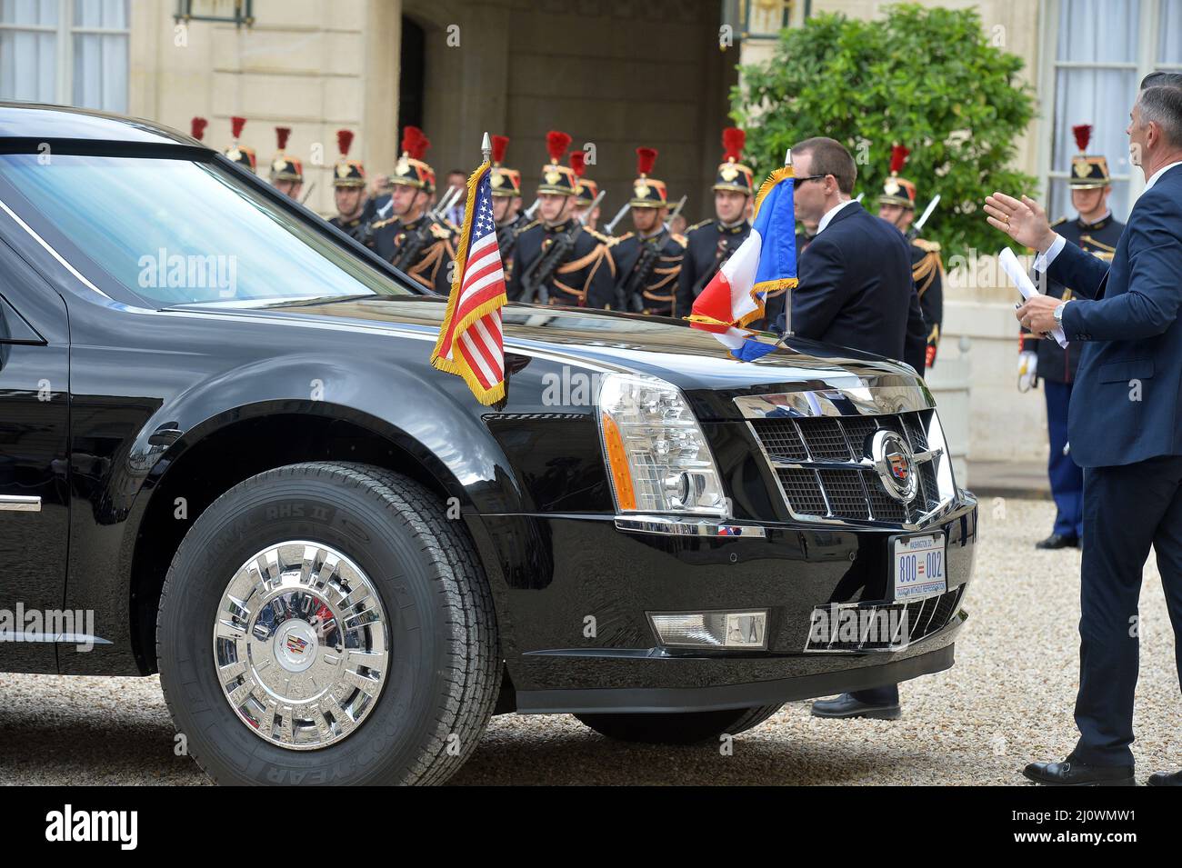 Us presidential car the beast hi-res stock photography and images - Alamy