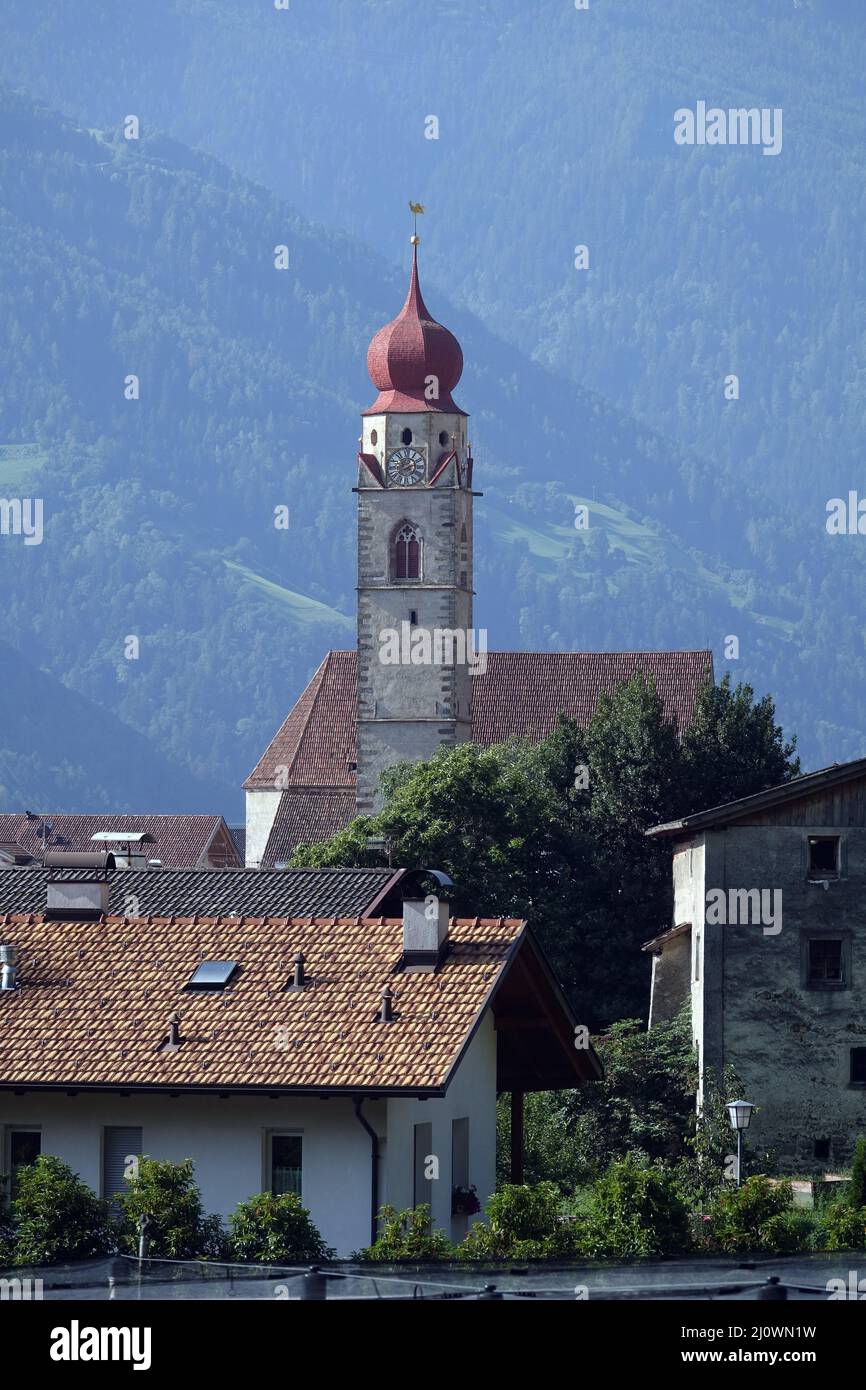 Church in Parcines Stock Photo - Alamy