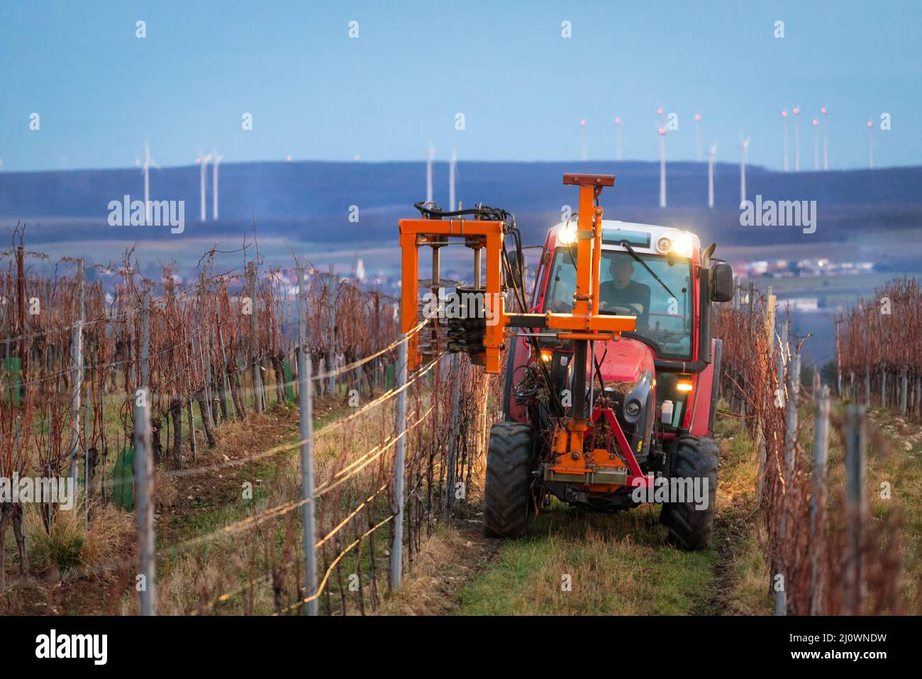 Vineyard tractor hi-res stock photography and images - Alamy