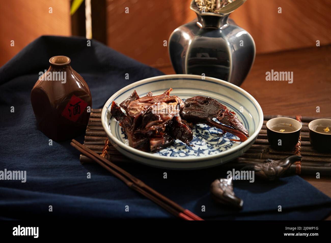 Chinese cuisine,Pressed salted duck Stock Photo - Alamy