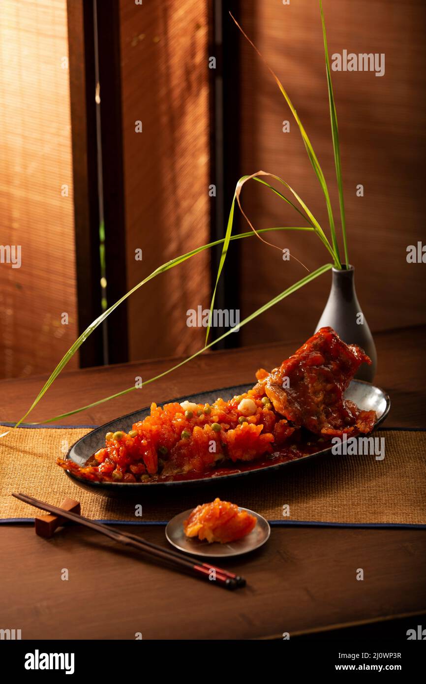 Chinese traditional sweet and sour fish Stock Photo - Alamy