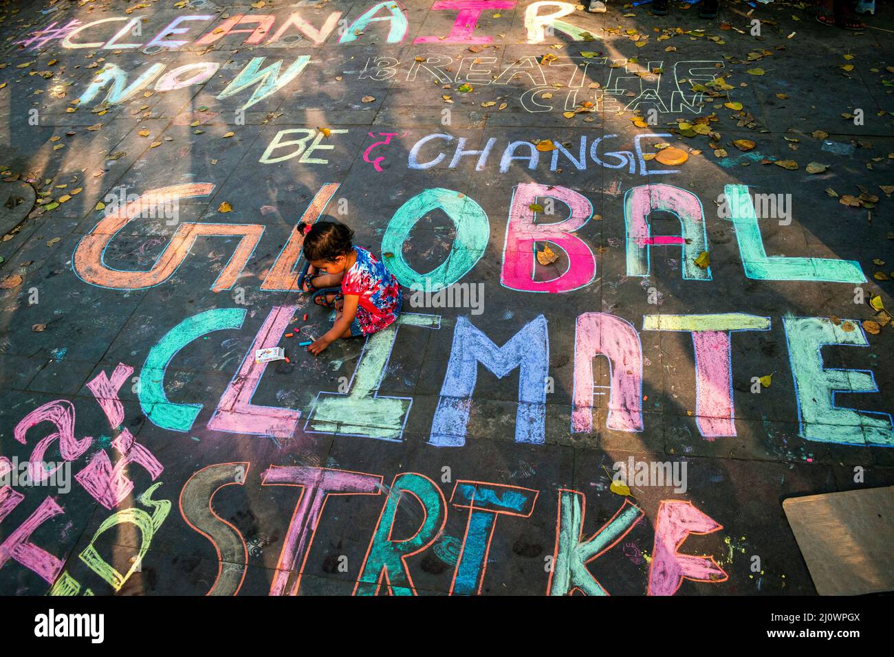 Climate change graffiti india hi-res stock photography and images - Alamy